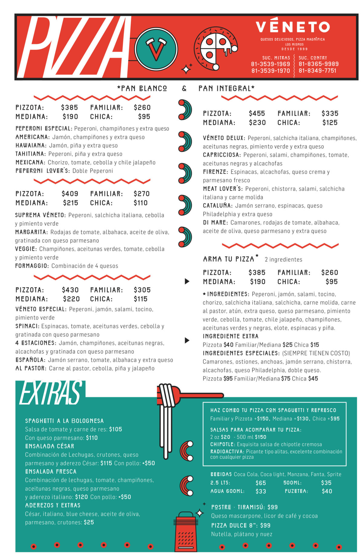 Véneto Pizza – Cervecería Fausto